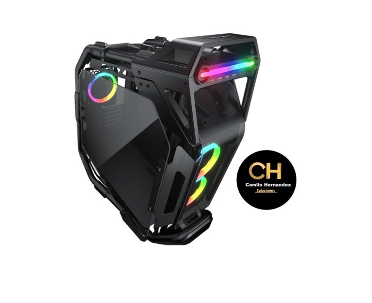 CHASIS GAMER COUGAR FV270 RGB COLOR BLANCO | Camilo Hernández Soluciones